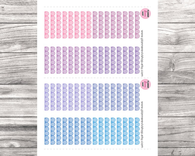 Printable Planner Stickers, Habit Tracker, Summit Checklist, Weekly ...
