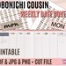 Erin Condren Full Boxes for Weekly Monthly Spread Printable Stickers ...