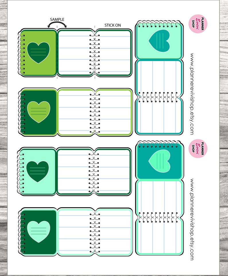 3D Effect Sticker/printable Planner Stickers/erin Condren Planner ...