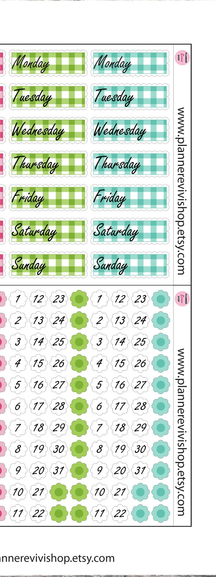 Date Cover Stickers,printable Planner Stickers for Erin Condren, Happy ...