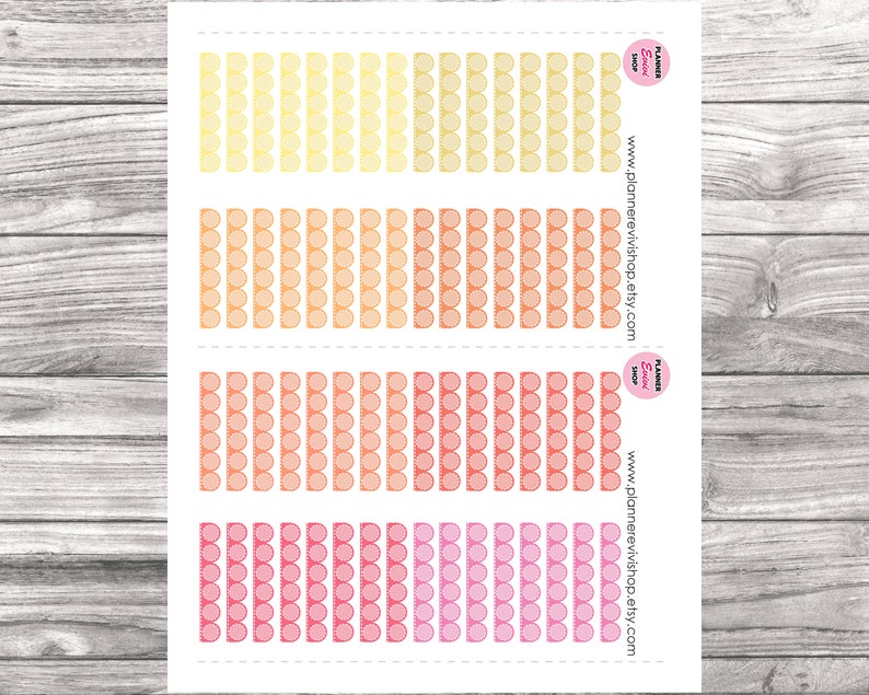 Printable Planner Stickers, Habit Tracker, Summit Checklist, Weekly ...