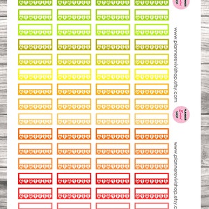 Habit Tracker Stickers/heart Habit Tracker Planner Stickers/printable ...