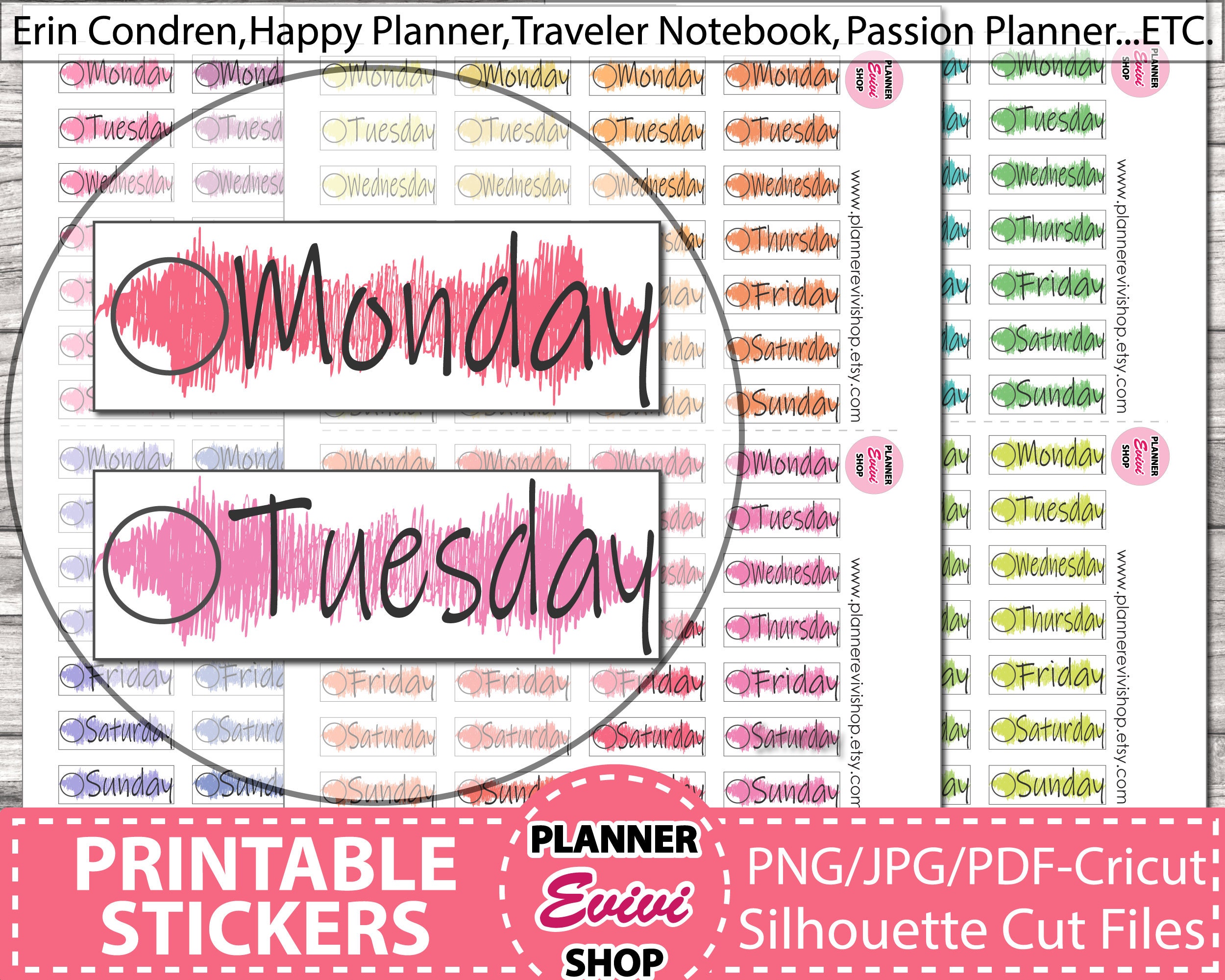 Today's Date, Date Cover Stickers, Printable Planne Stickers, Date ...