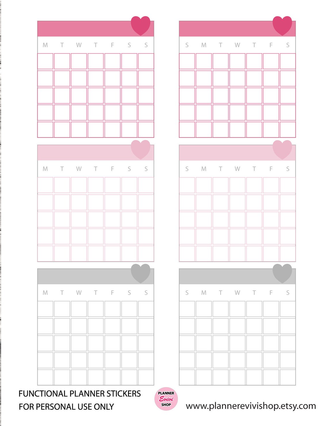 Printable Sticky Notes Printable Post It Notes, Planner Stickers ...