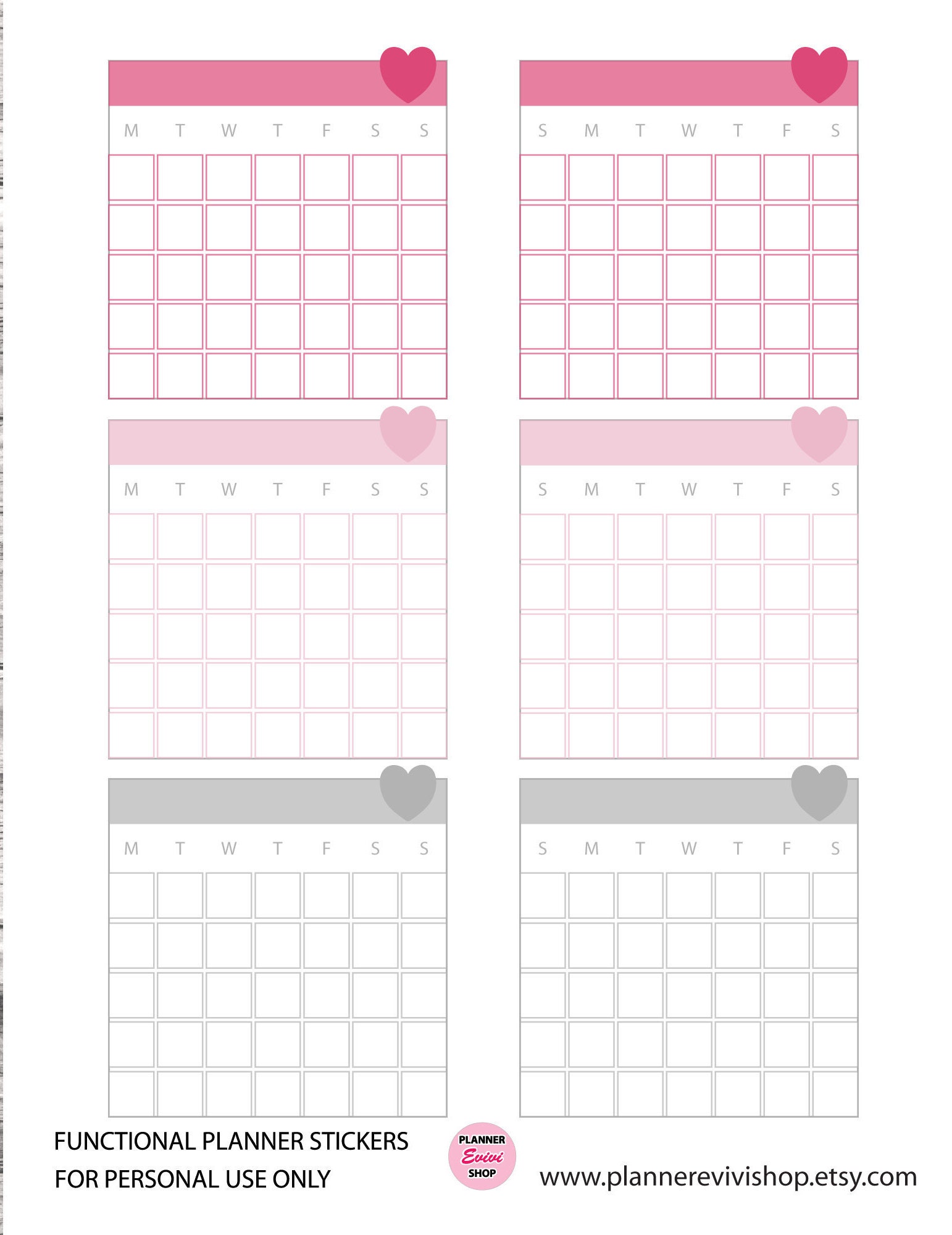 Printable Sticky Notes Printable Post It Notes, Planner Stickers ...