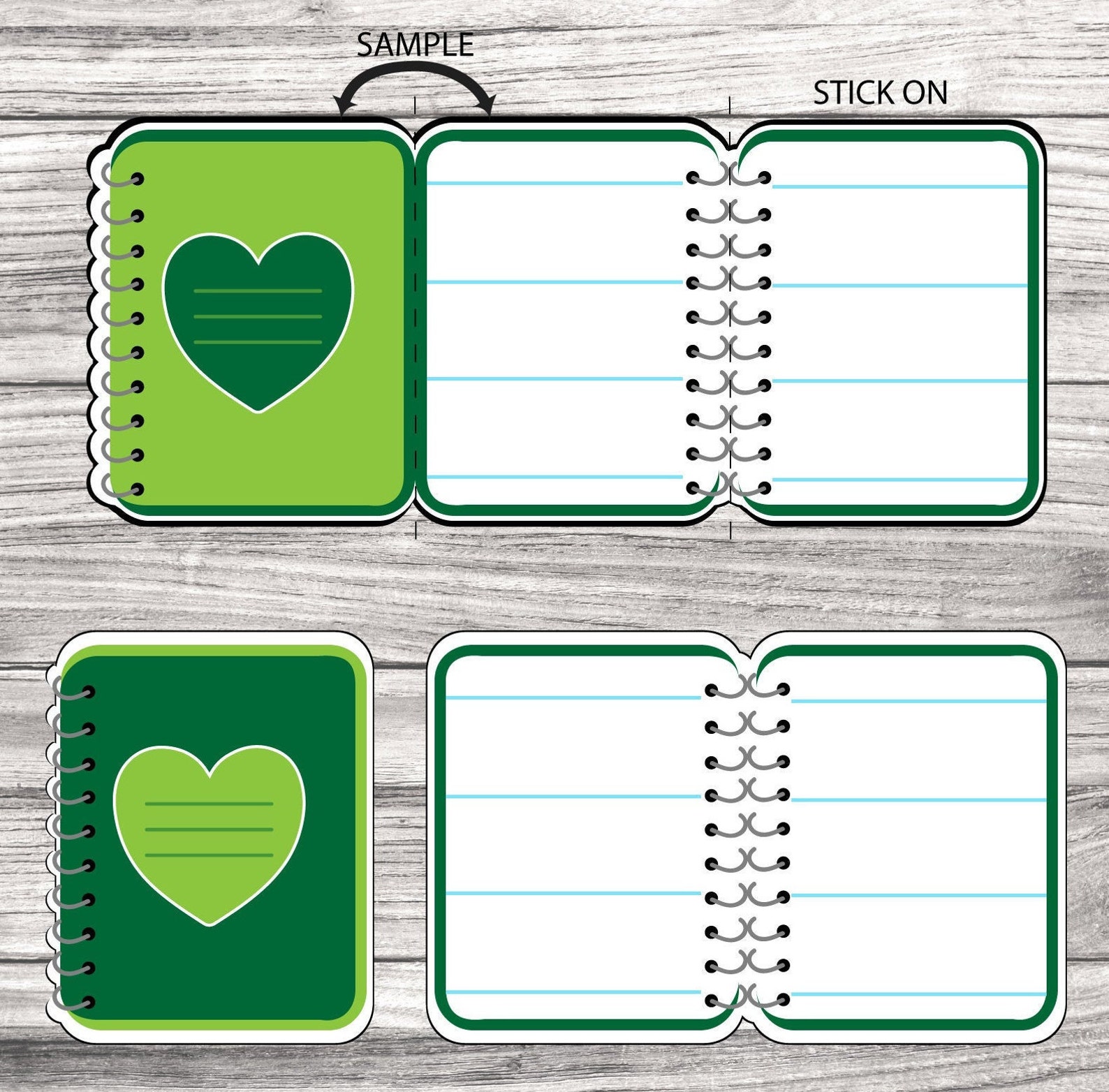 3D Effect Sticker/printable Planner Stickers/erin Condren Planner ...