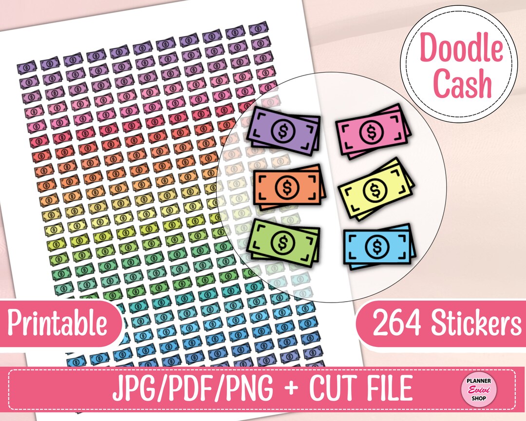 Money Stickers/budget Stickers/billing Stickers/bill Stickers/printable ...