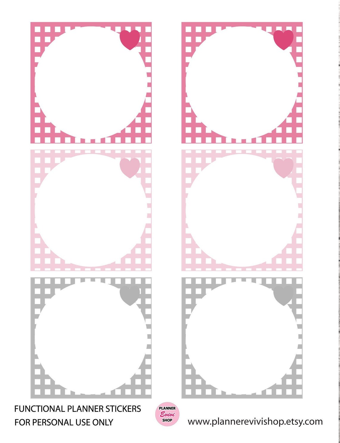 Printable Sticky Notes Printable Post It Notes Planner - Etsy