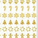 Gold Christmas Stickers,printable Planner Stickers,holiday Stickers ...
