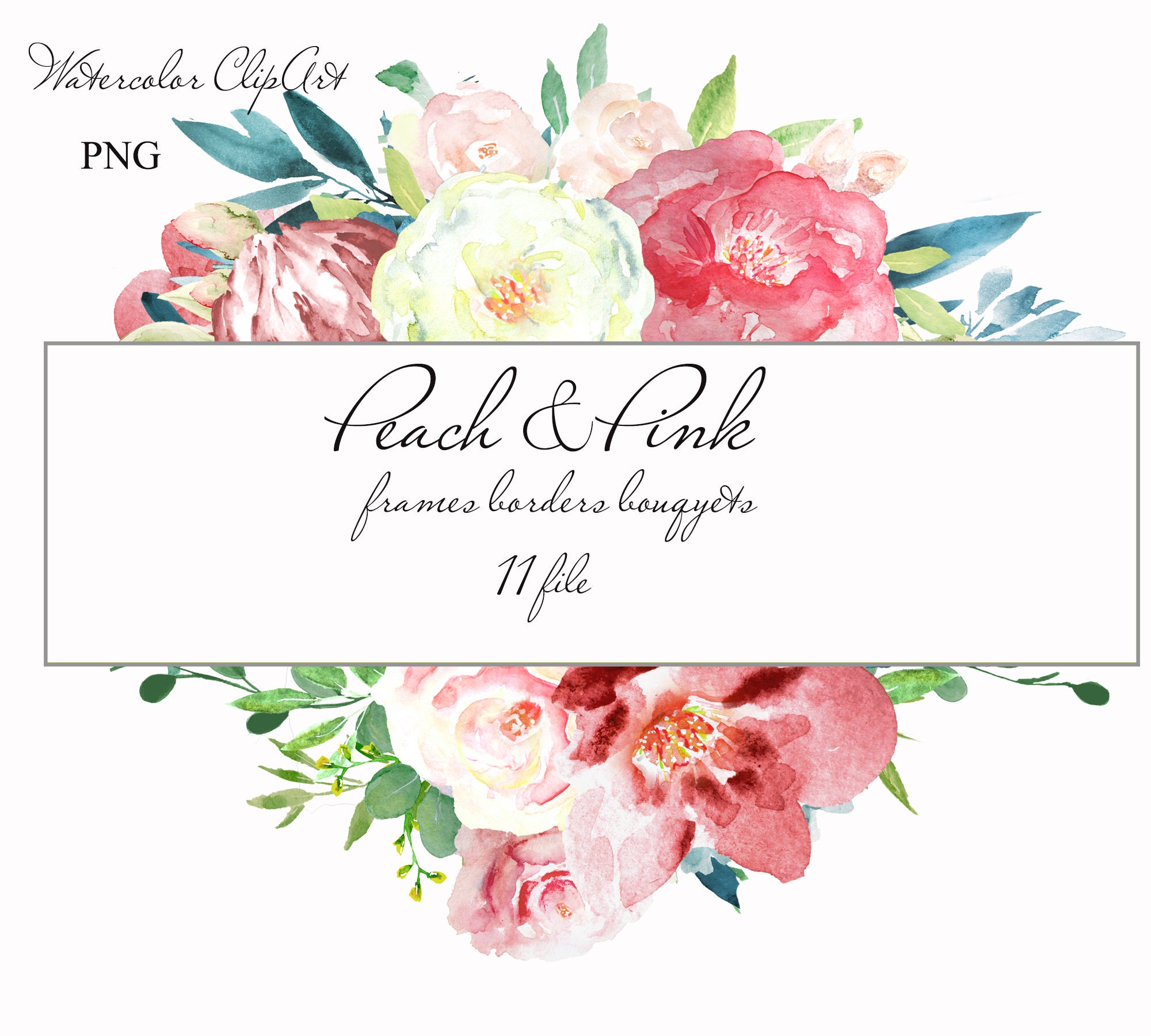 Peach Flower Clip Art