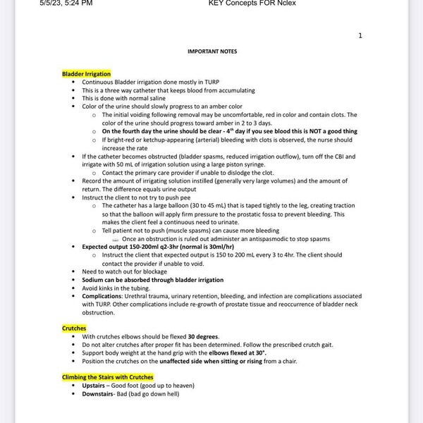 Next Gen Nclex Notes - Etsy
