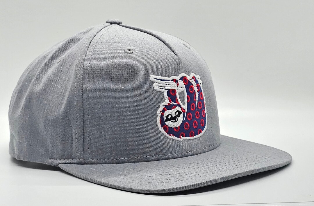 Phish PHD Sloth Glow in the Dark Heather Grey Flatbrim Snapback Hat - Etsy