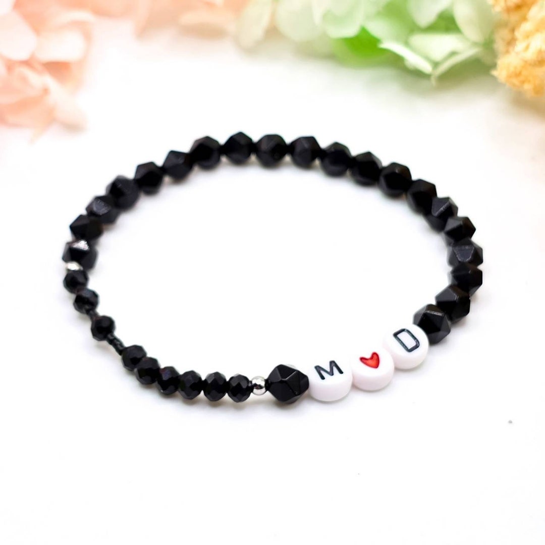 Custom Morse Code Bracelet: Secret Message Beaded Jewelry - Etsy