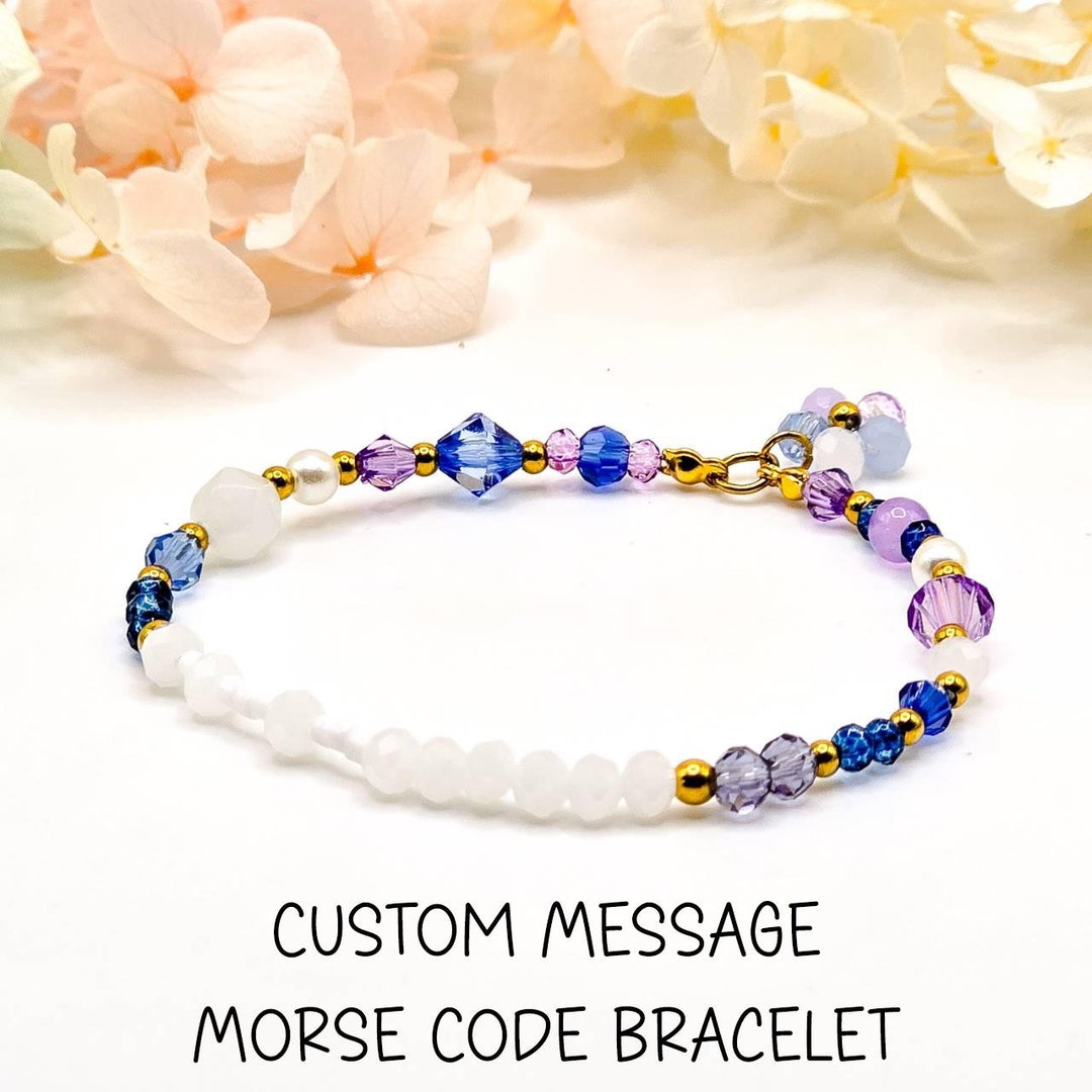 Personalized Morse Code Bracelets - Morse Code Friendship Bracelet ...