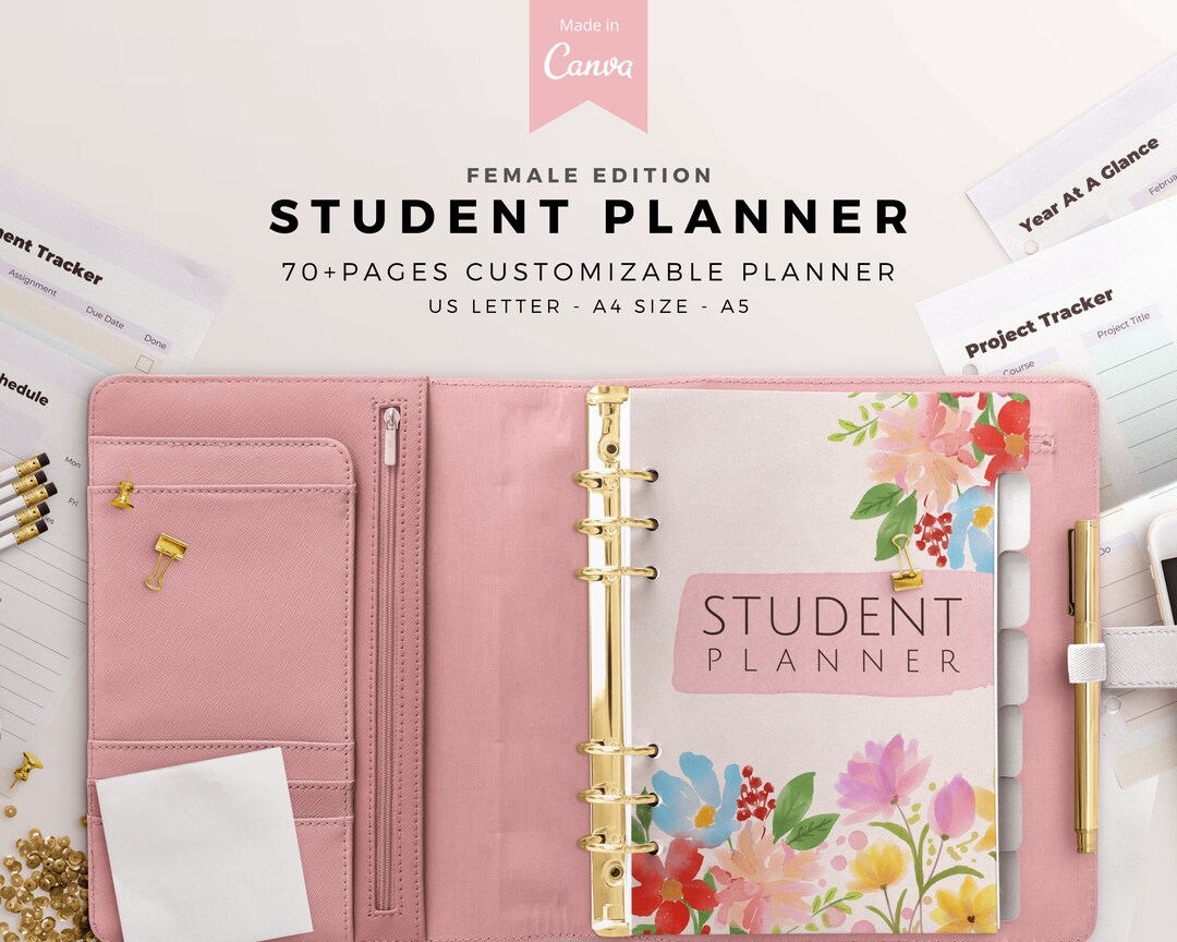 Student Planner, Student Template, Student Planner Template, Planner ...