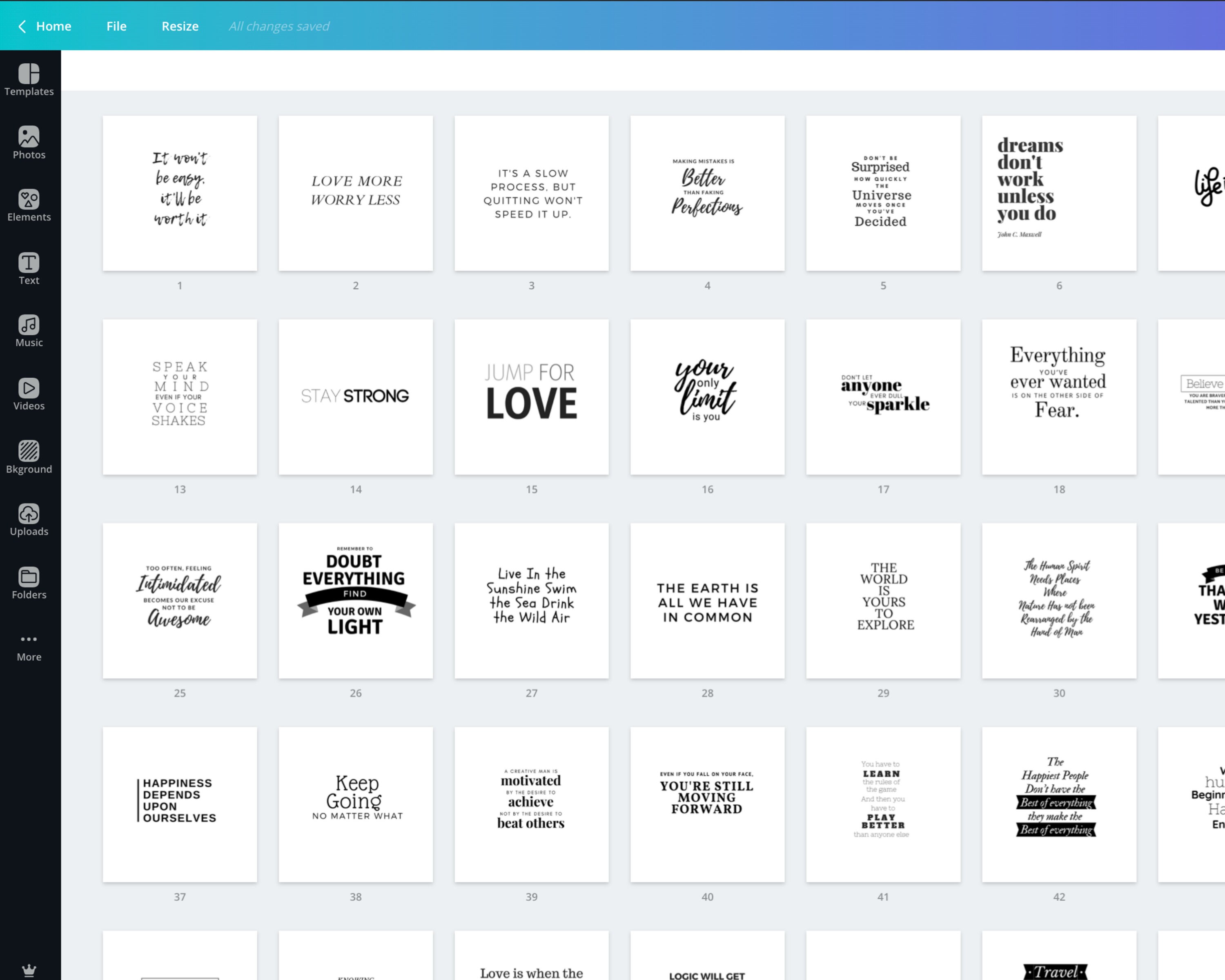 365 Customizable Canva Templates. Social Media Quotes. Quotes | Etsy