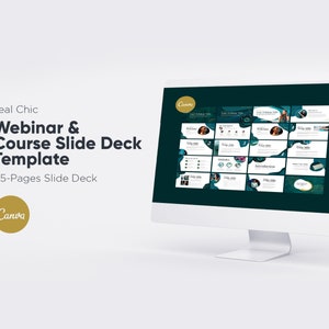 Teal Chic Complete Template Set, Ebook Template Kit, Course Webinar ...