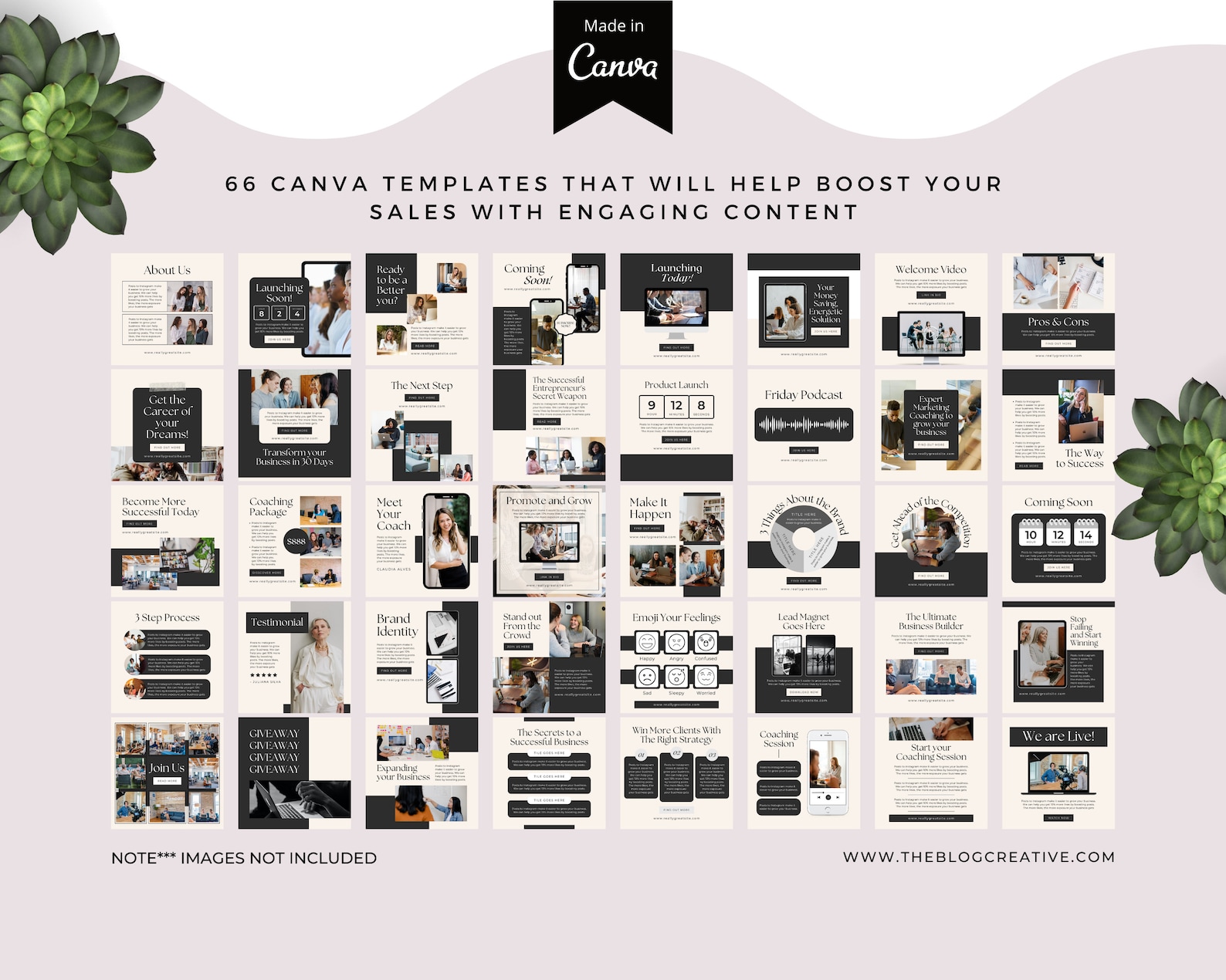 Emilia Coaching Instagram Templates Canva Template Coach - Etsy