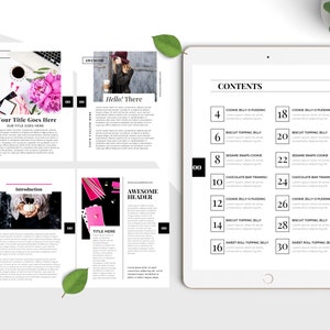 Hot Pink Fashion Canva Templateebook. Lead Magnet Canva Template Ebook ...