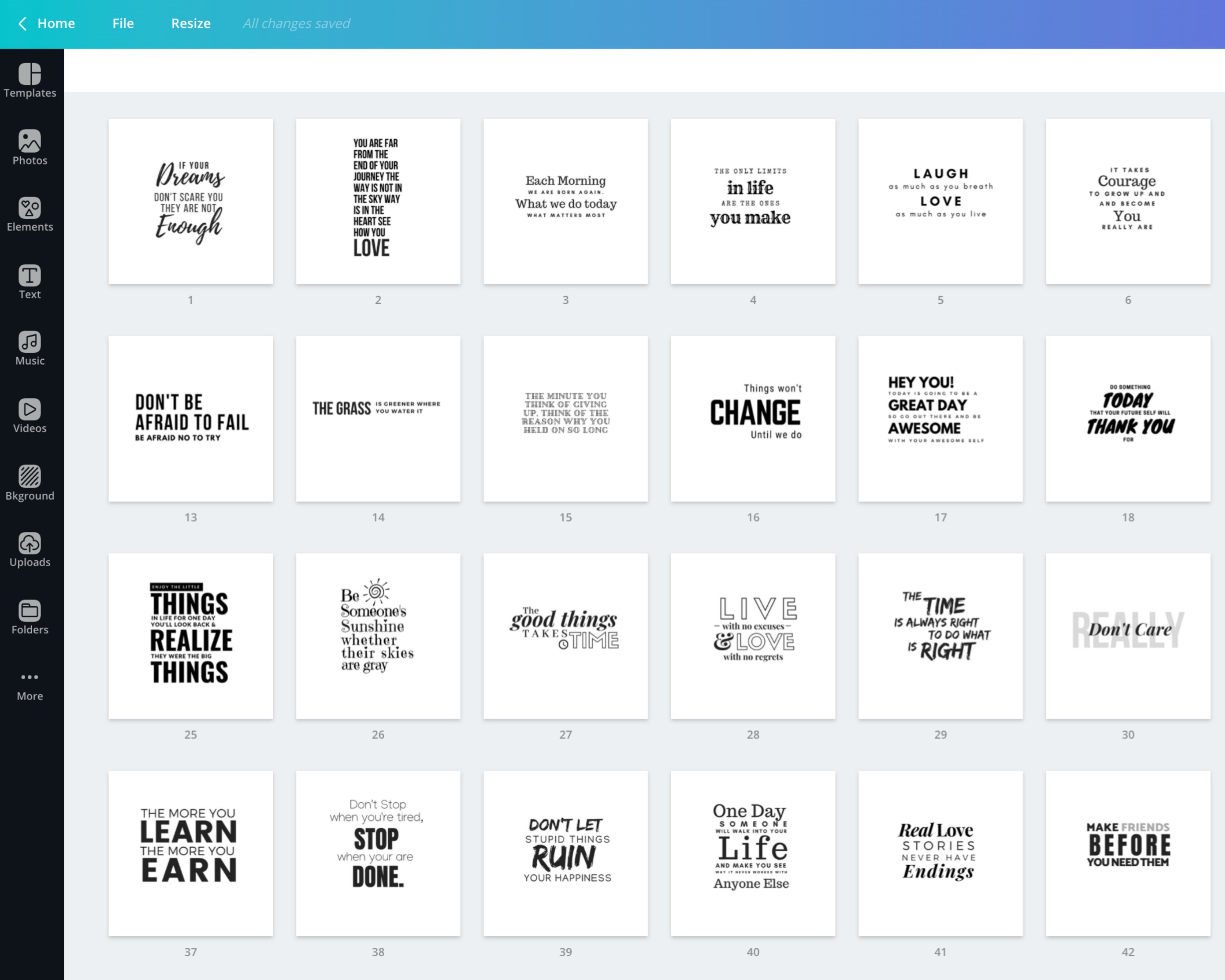 365 Customizable Canva Templates. Social Media Quotes. Quotes | Etsy