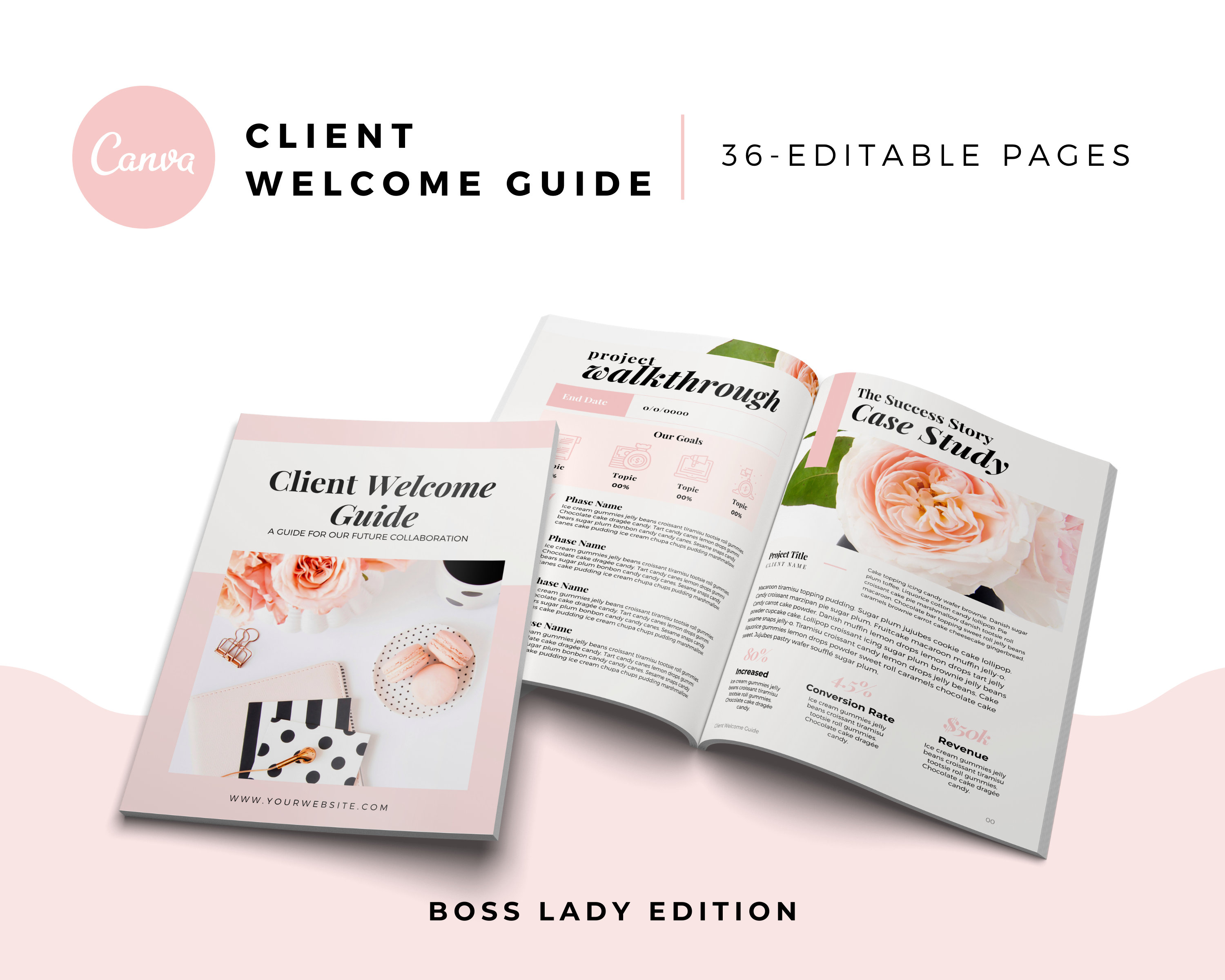 Boss Lady Editable New Client Welcome Packet | Welcome Packet | Client ...