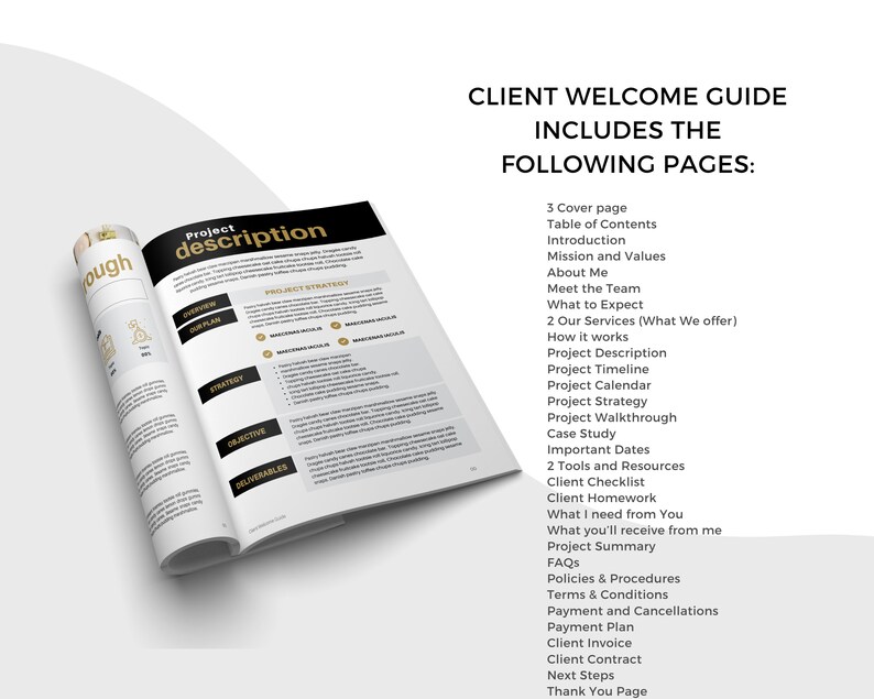 Lovely Business Editable New Client Welcome Packet | Welcome Packet ...