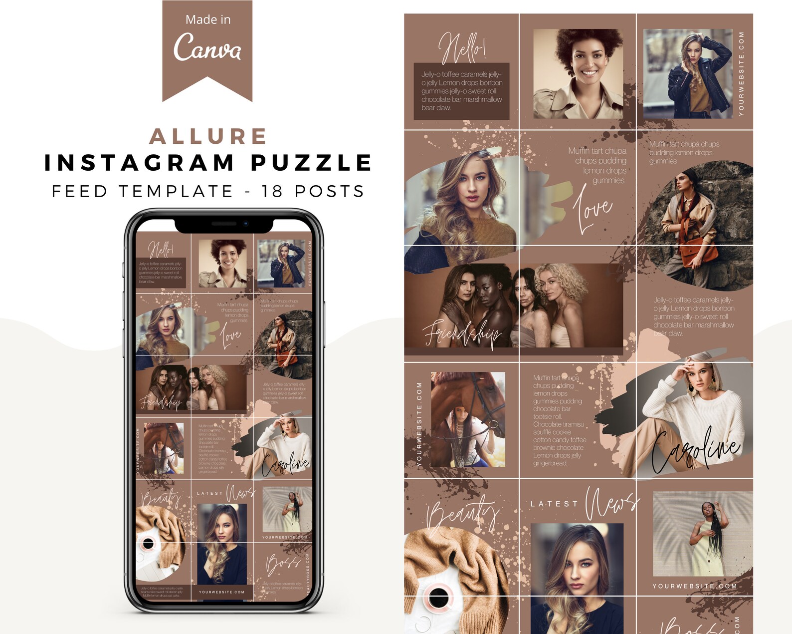 Allure, Complete Template Set, Ebook Template Kit, Course Webinar ...