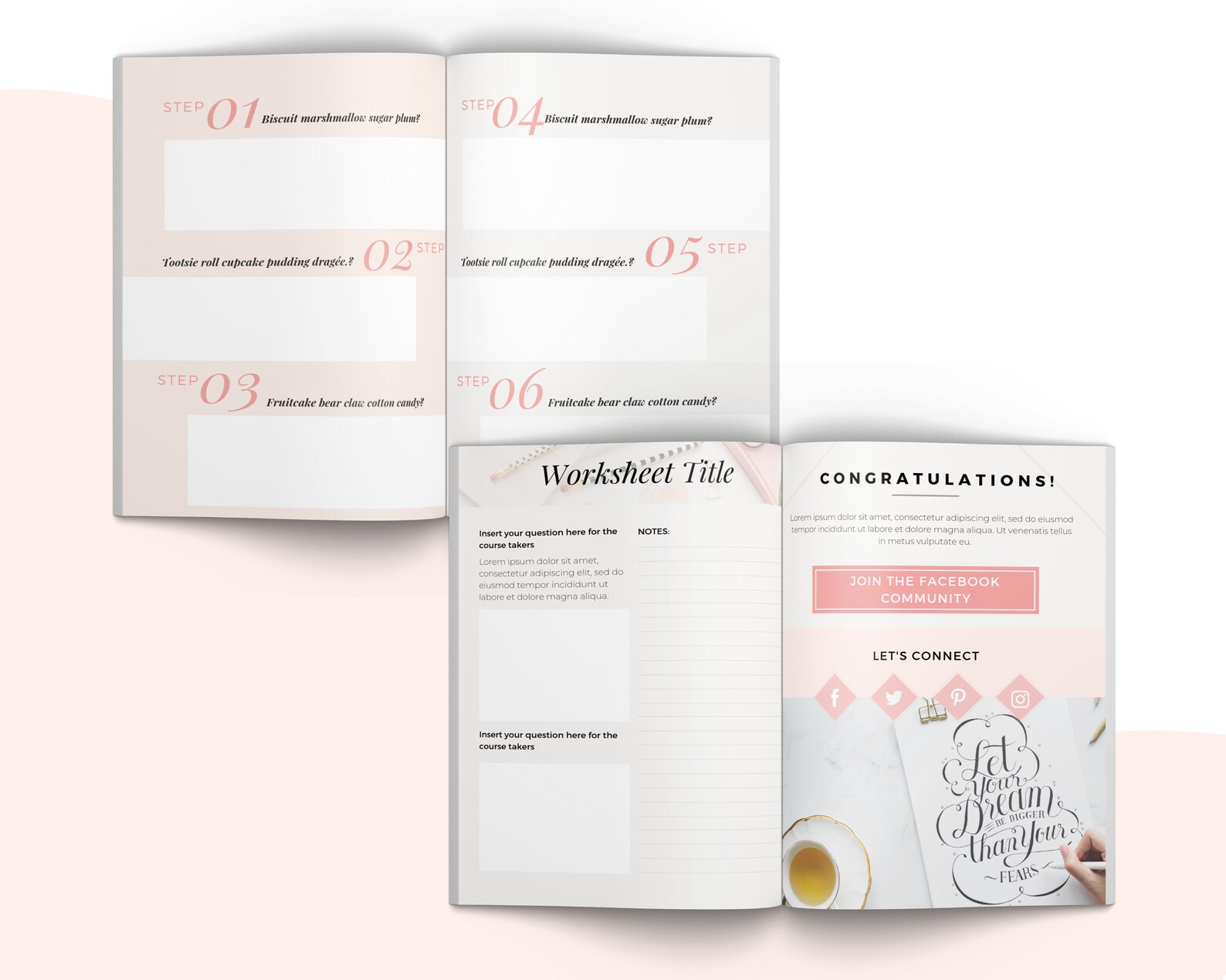 Boss Lady Mini Workbook Canva Template. Workbook DIY Canva | Etsy