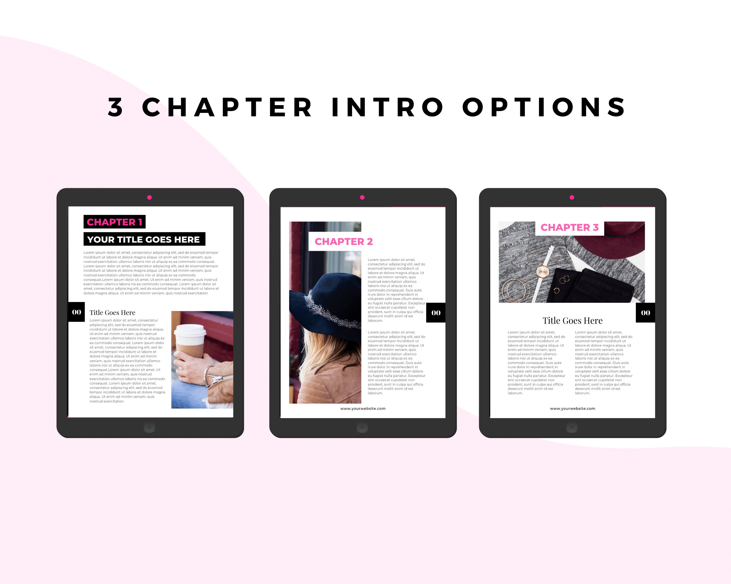 Hot Pink Fashion Canva templateEbook. Lead Magnet Canva | Etsy