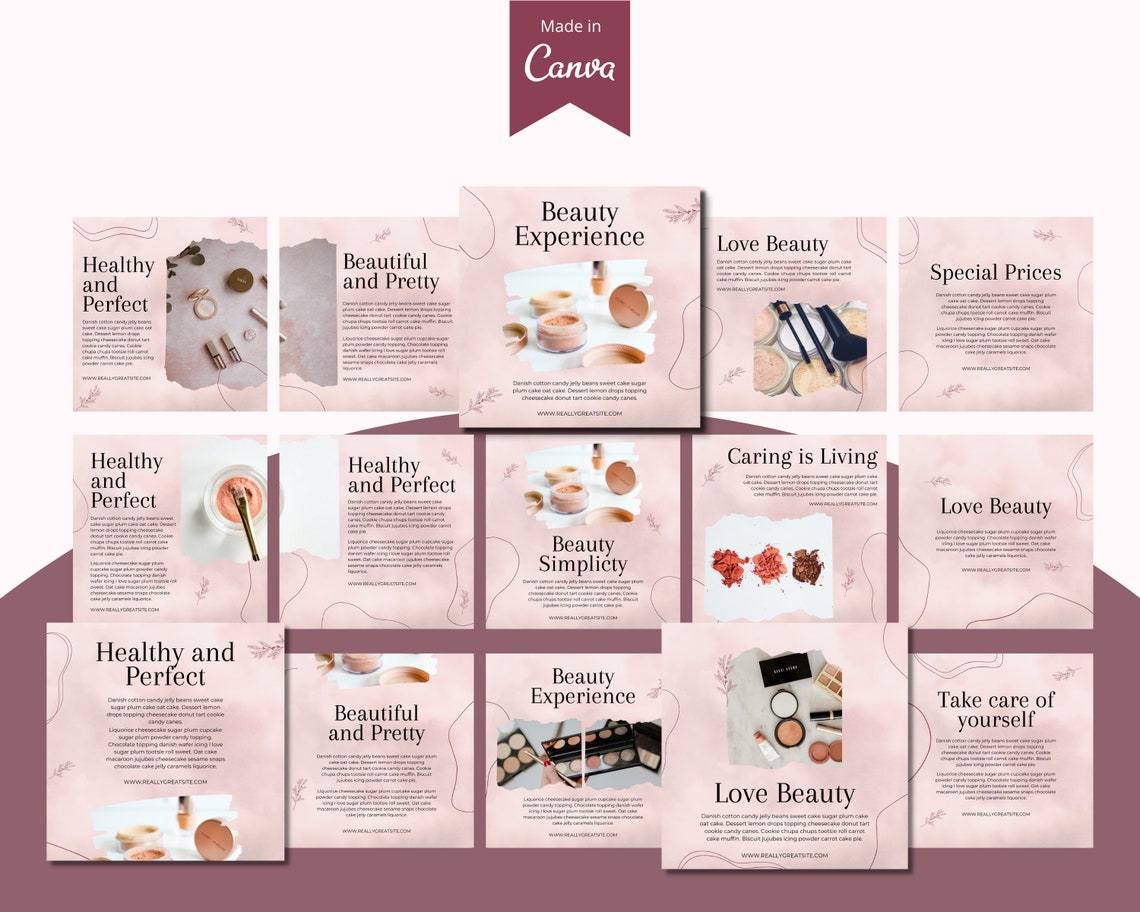 Beauty Instagram Carousel Template Instagram Post Instagram - Etsy