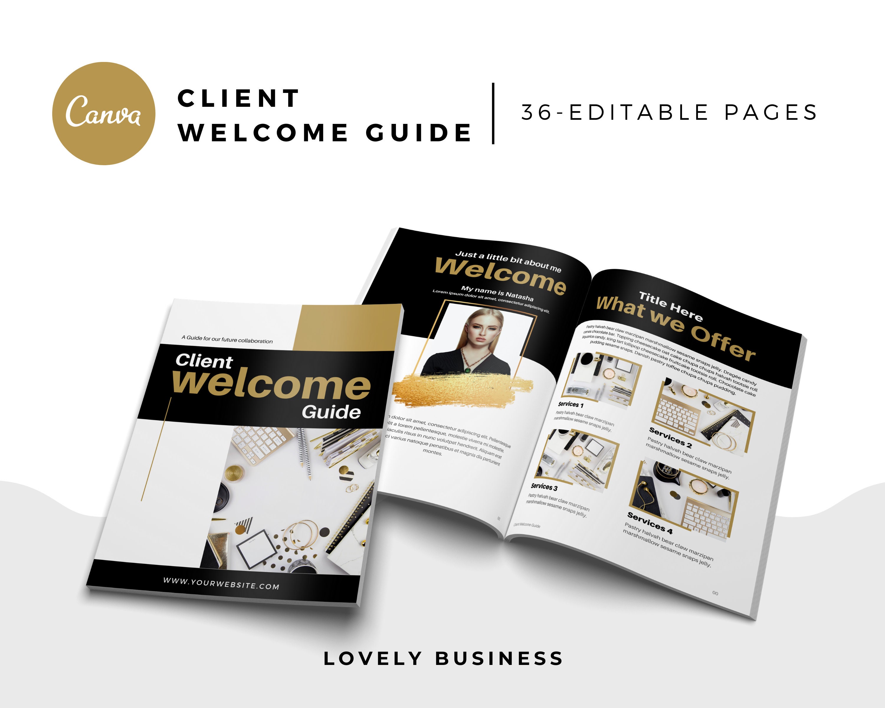 Lovely Business Editable New Client Welcome Packet Welcome | Etsy Canada
