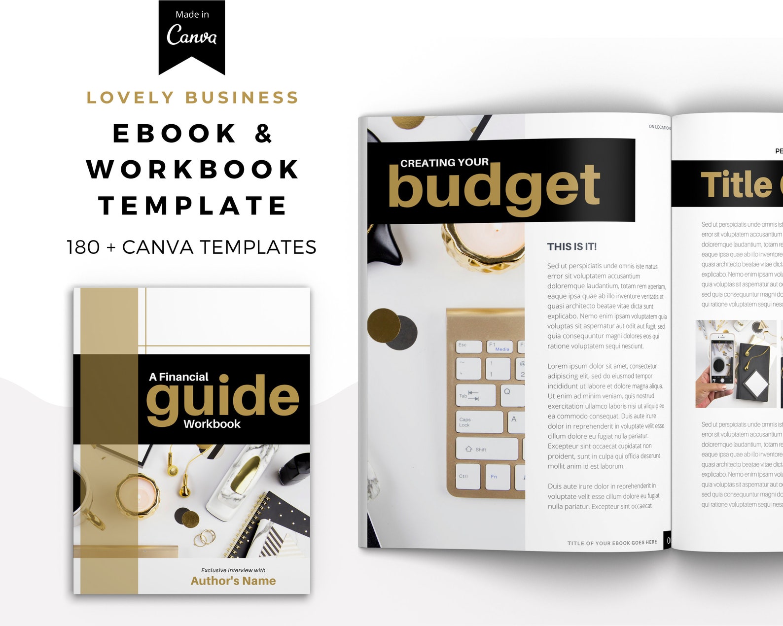 Lovely Business Complete Template Set, Business Template Bundle, 500 ...
