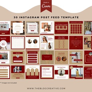 Red and Gold Instagram Posts, Instagram Post, Instagram Posts, Post ...