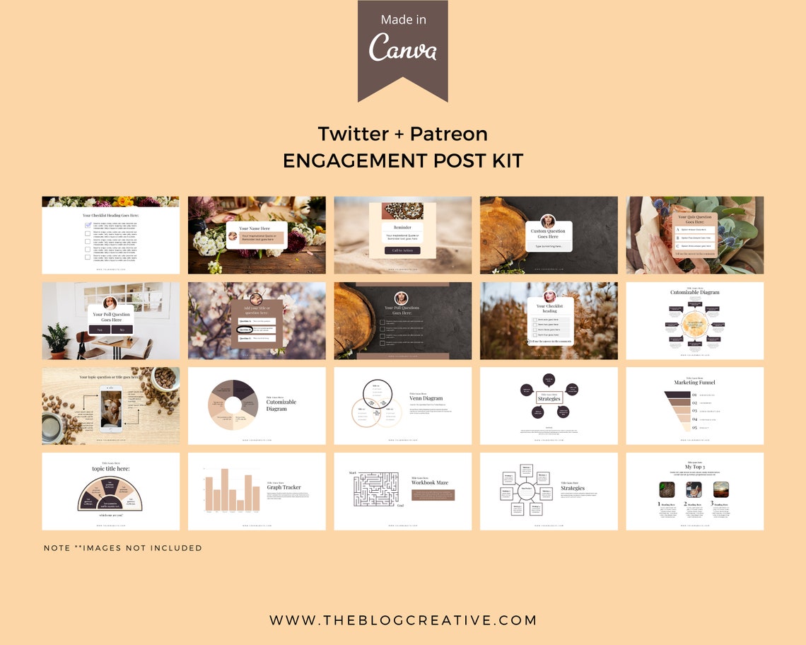 Twitter Patreon Post Templates Twitter Post Template | Etsy