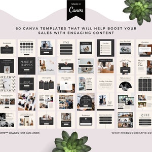 Emilia, Coaching Instagram Templates, Canva Template, Coach Instagram ...