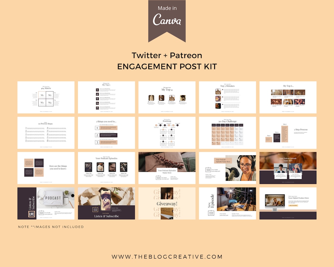 Twitter Patreon Post Templates Twitter Post Template | Etsy