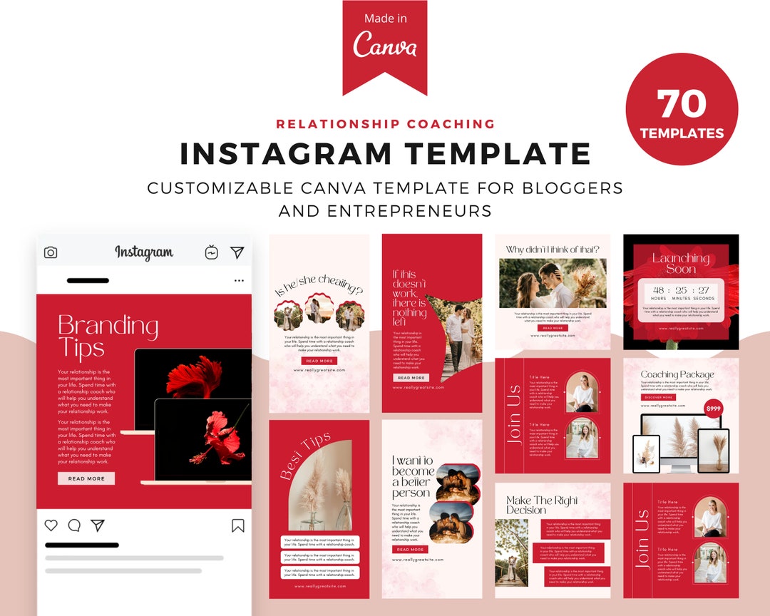 Canva Template Instagram Product, Relationship Coaching Instagram ...