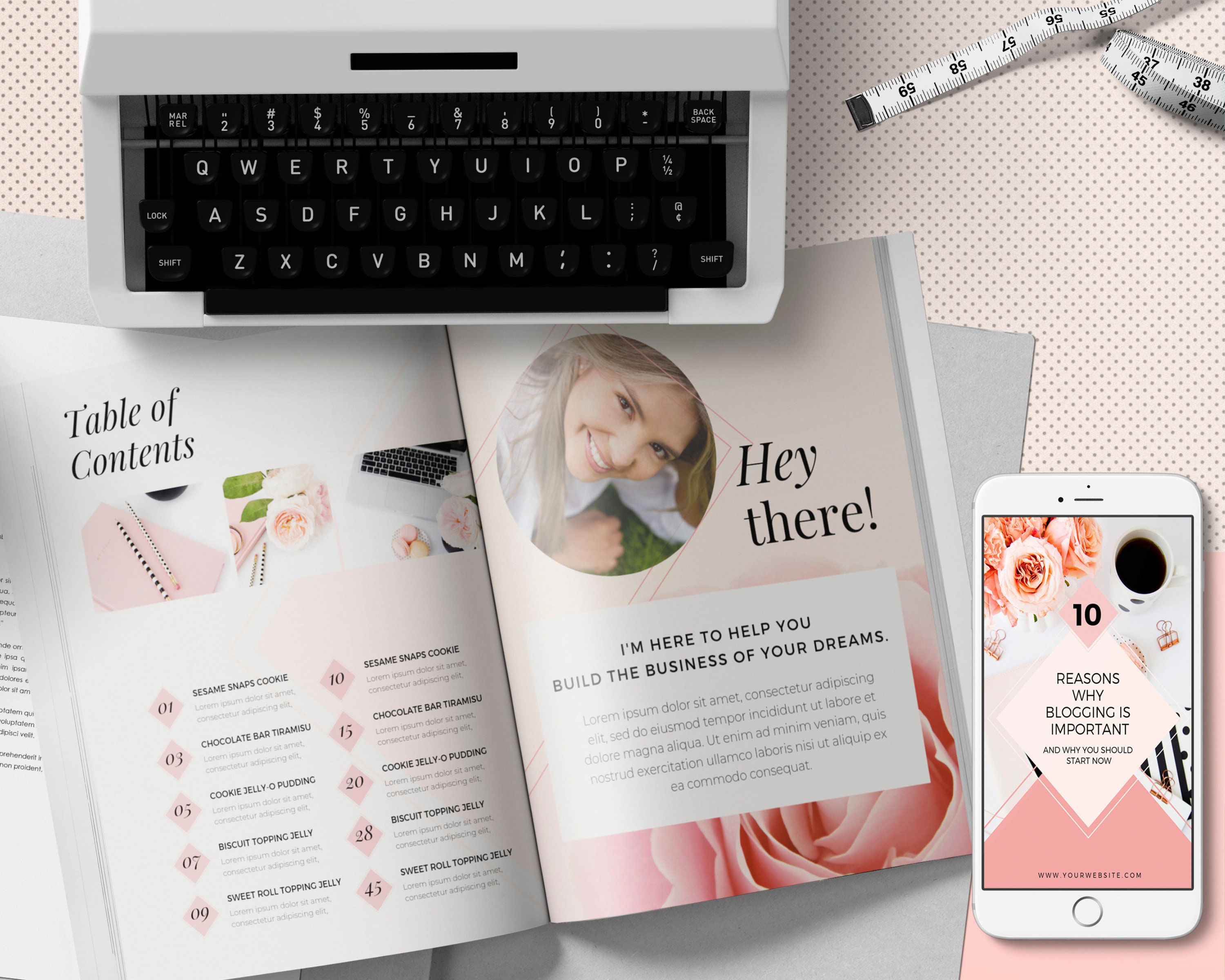 Boss Lady Ebook Canva Template, 26-page Minimalist Magazine Template - Etsy