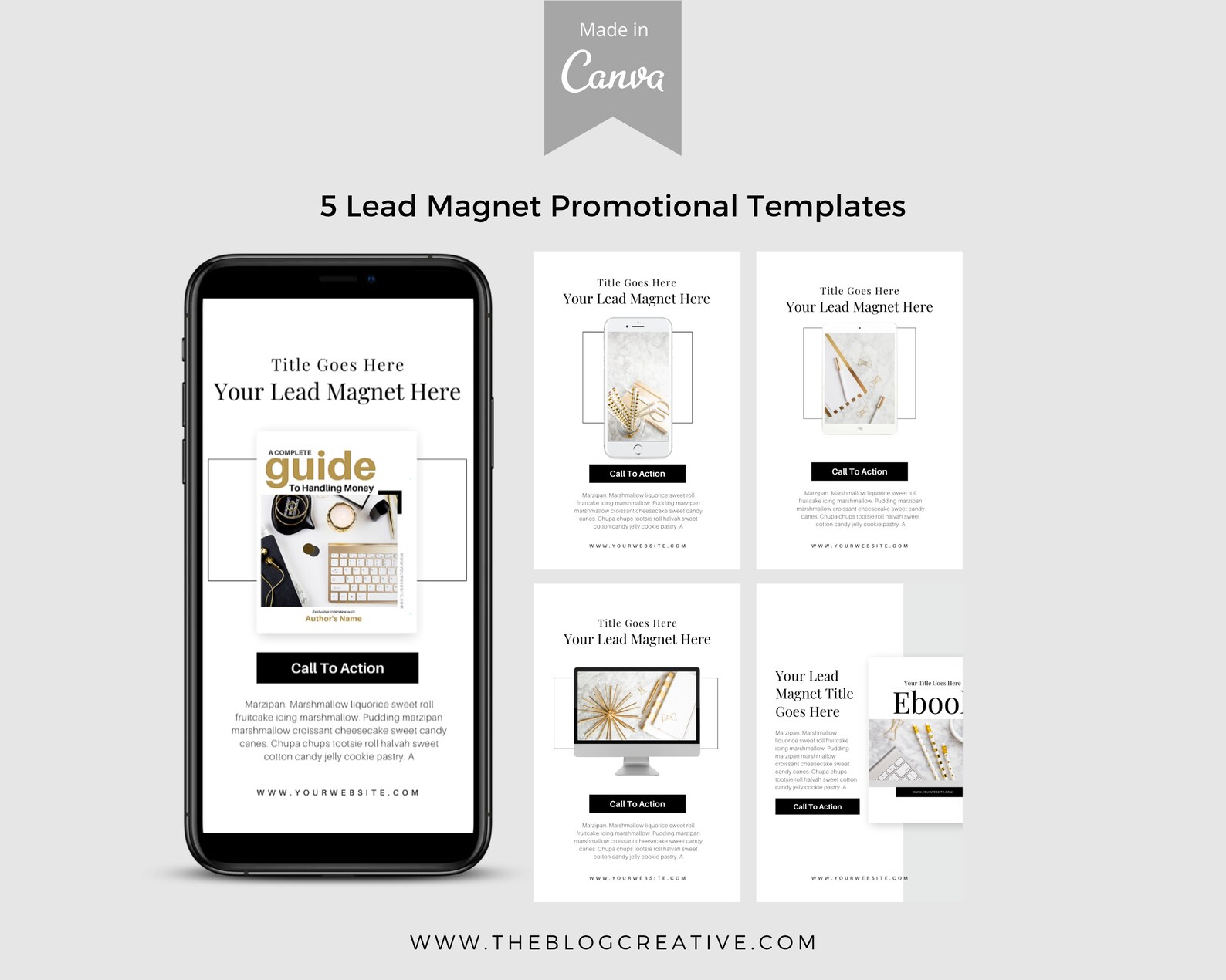 Minimalist Pinterest Marketing Kit, Pinterest Canva Templates, Canva ...
