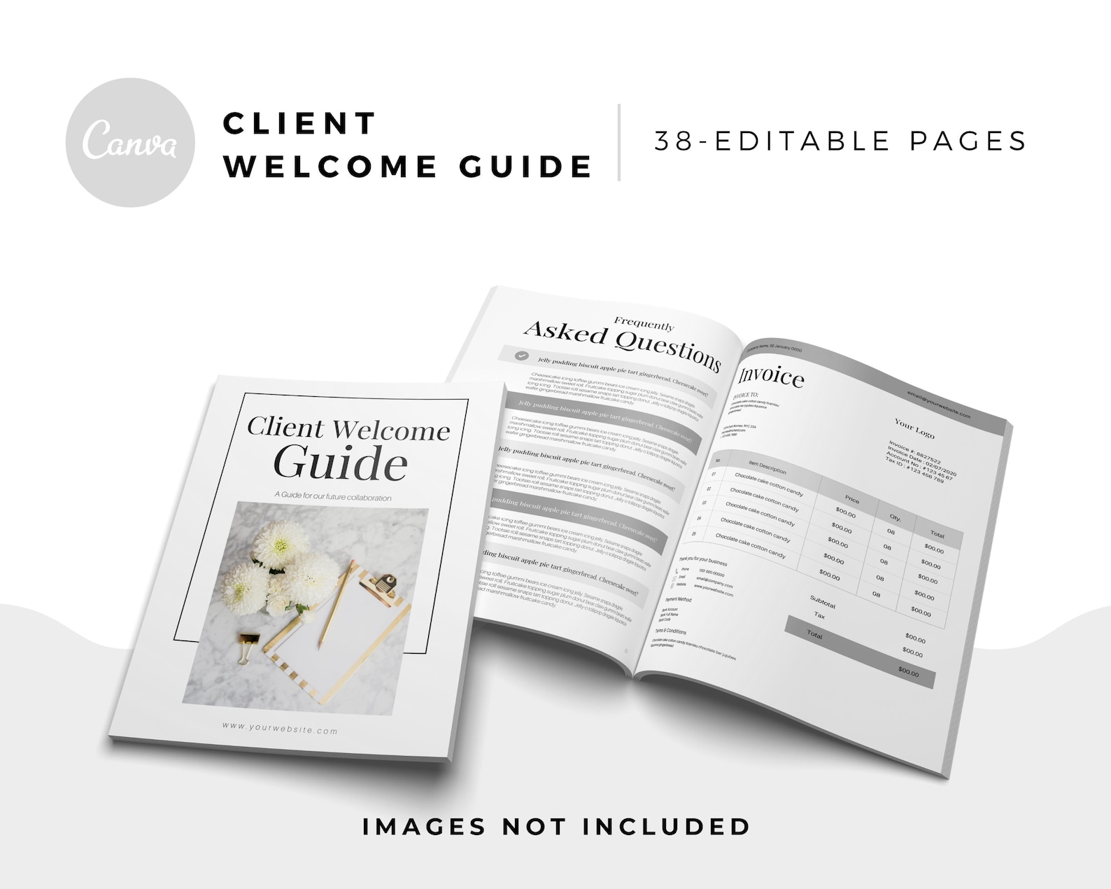 Minimalist Editable New Client Welcome Packet Welcome Packet - Etsy