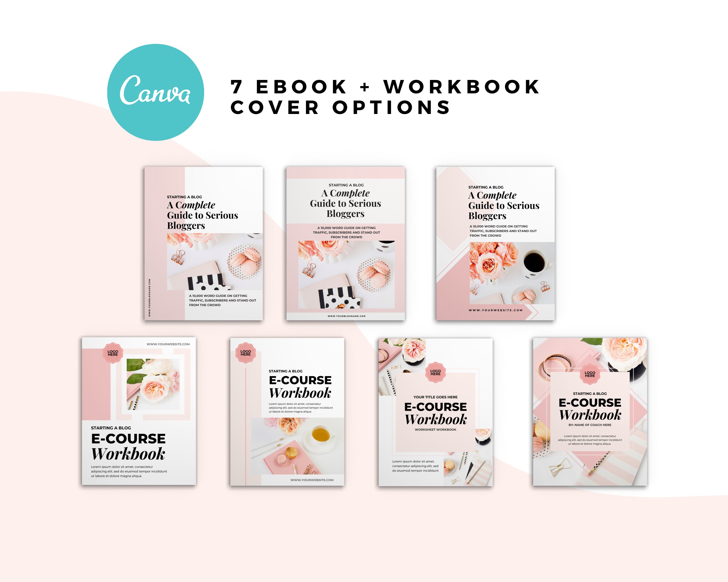 Boss Lady Mega Workbook Canva Template, Workbook Template, DIY Canva ...
