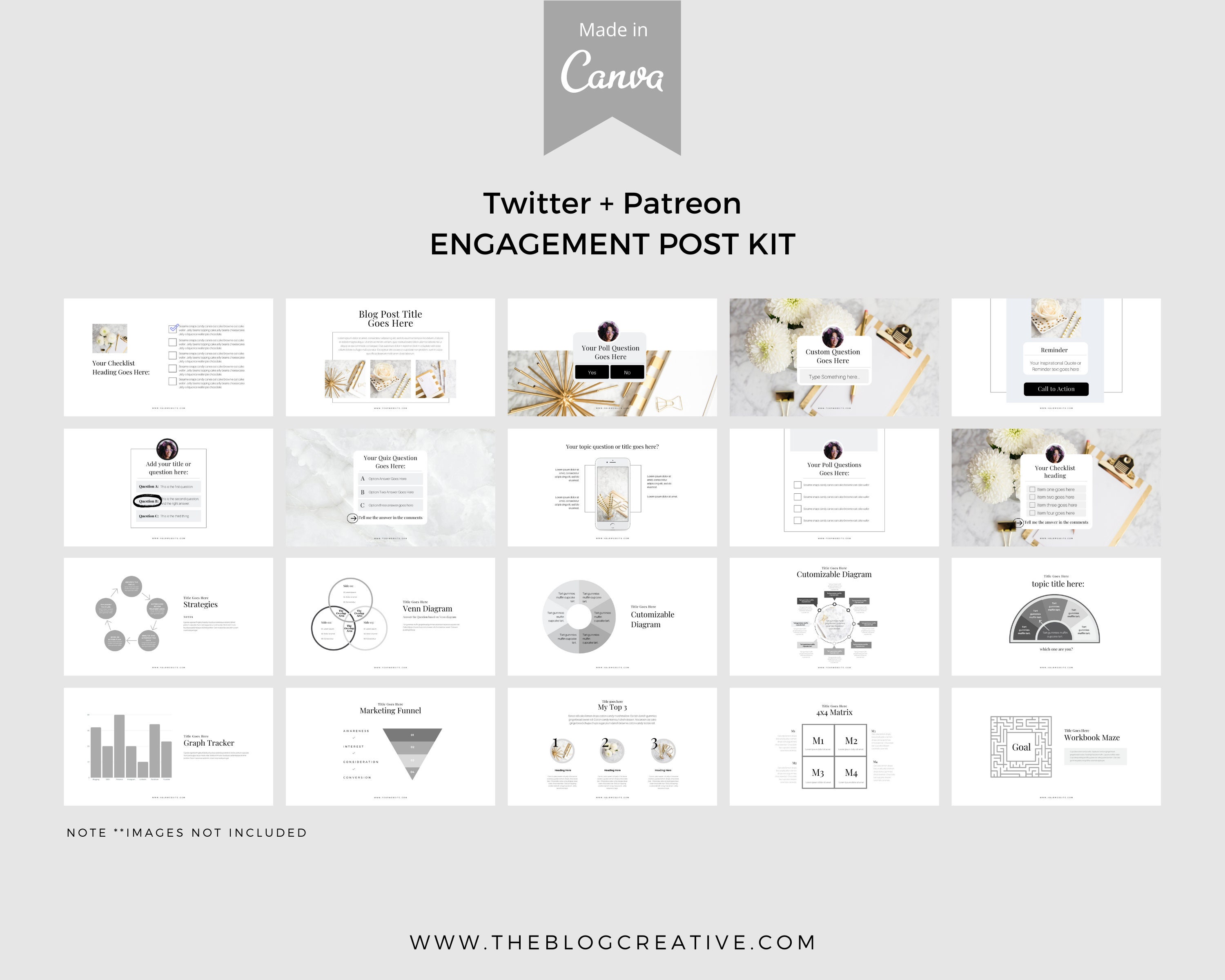 Twitter Patreon Post Templates Twitter Post Template | Etsy