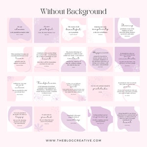 100 Gratitude Canva Quotes, Positive Quotes, Customizable Canva ...