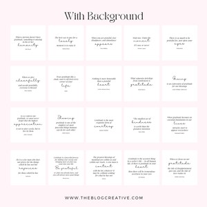 100 Gratitude Canva Quotes, Positive Quotes, Customizable Canva ...