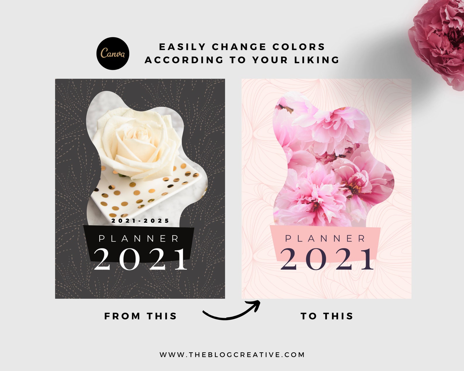 Customize Your Own Planner Template Canva Template DIY - Etsy