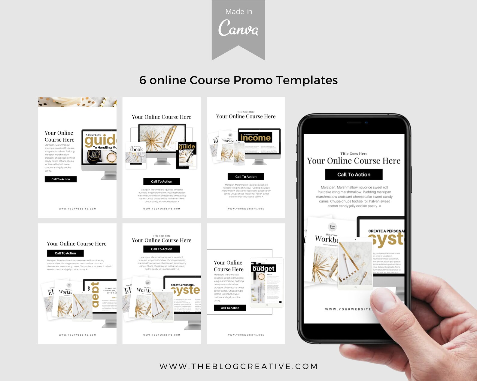 Minimalist Pinterest Marketing Kit Pinterest Canva Templates | Etsy