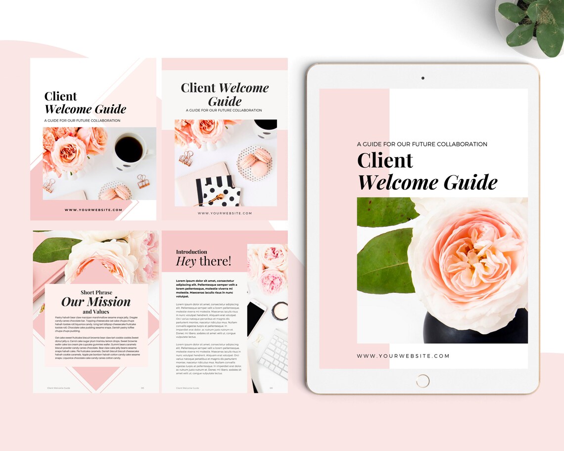 Boss Lady Editable New Client Welcome Packet | Welcome Packet | Client ...