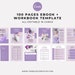 Lively Purple Workbook Canva Template Workbook Template DIY - Etsy