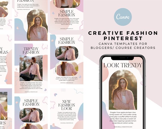 Pinterest Templates for Canva Pinterest Pins Canva | Etsy