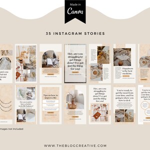 Coaching Instagram Templates for Canva, Canva Template, Life Coach ...